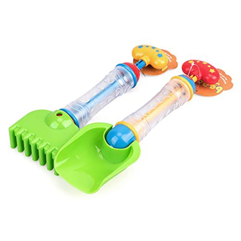 2 In 1 Water Sprinkler Toy with Sand Shovel and Water Blaster Sprayer ...