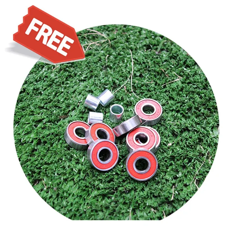 DHgate.com:4Pcs 52mm PU Skate Wheels w/ 95A Hardness + 8 ABEC-9 ...