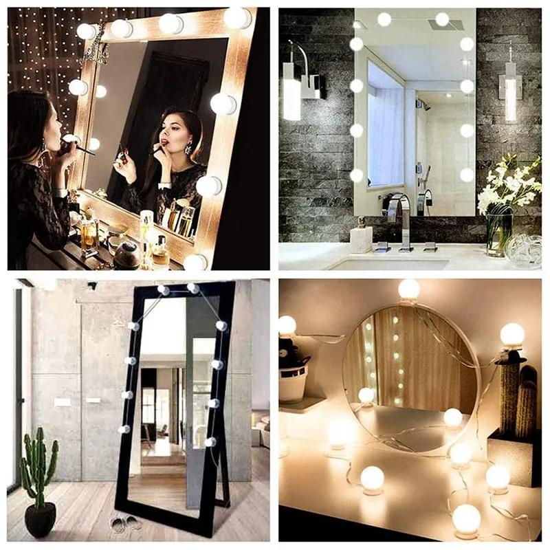 DHgate.com:3 Modes Colors Makeup Mirror Light LED Touch-Dimming Vanity ...