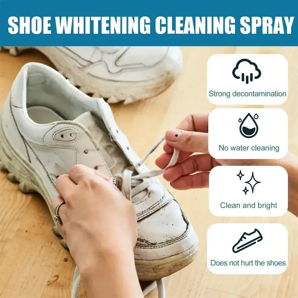 White Shoes Cleaning Gel Foam Deoxidizer for Whitening and Removing ...