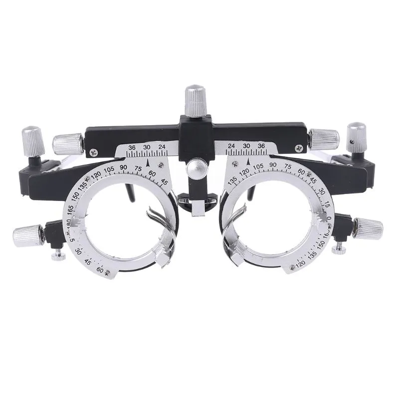Upgraded Changeable Cylinder Axis Adjustable Trial Lens Frame for Eye ...