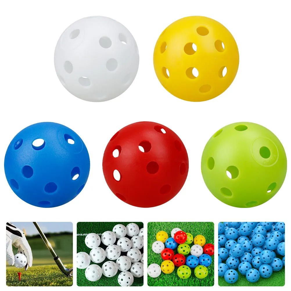 DHgate.com:50 Hollow Training Golf Balls in Vivid Colors for Effective ...