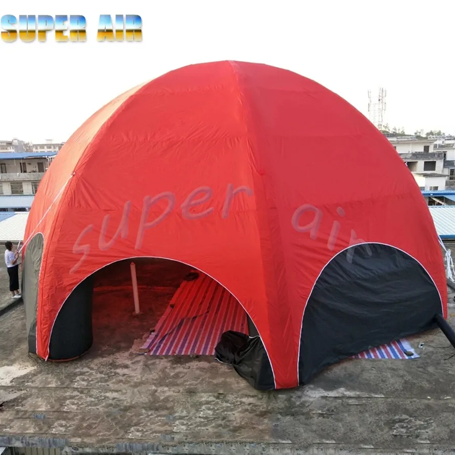 Inflatable Air Tent Customized Full Cover Dome, Blue Inflatable Spider ...