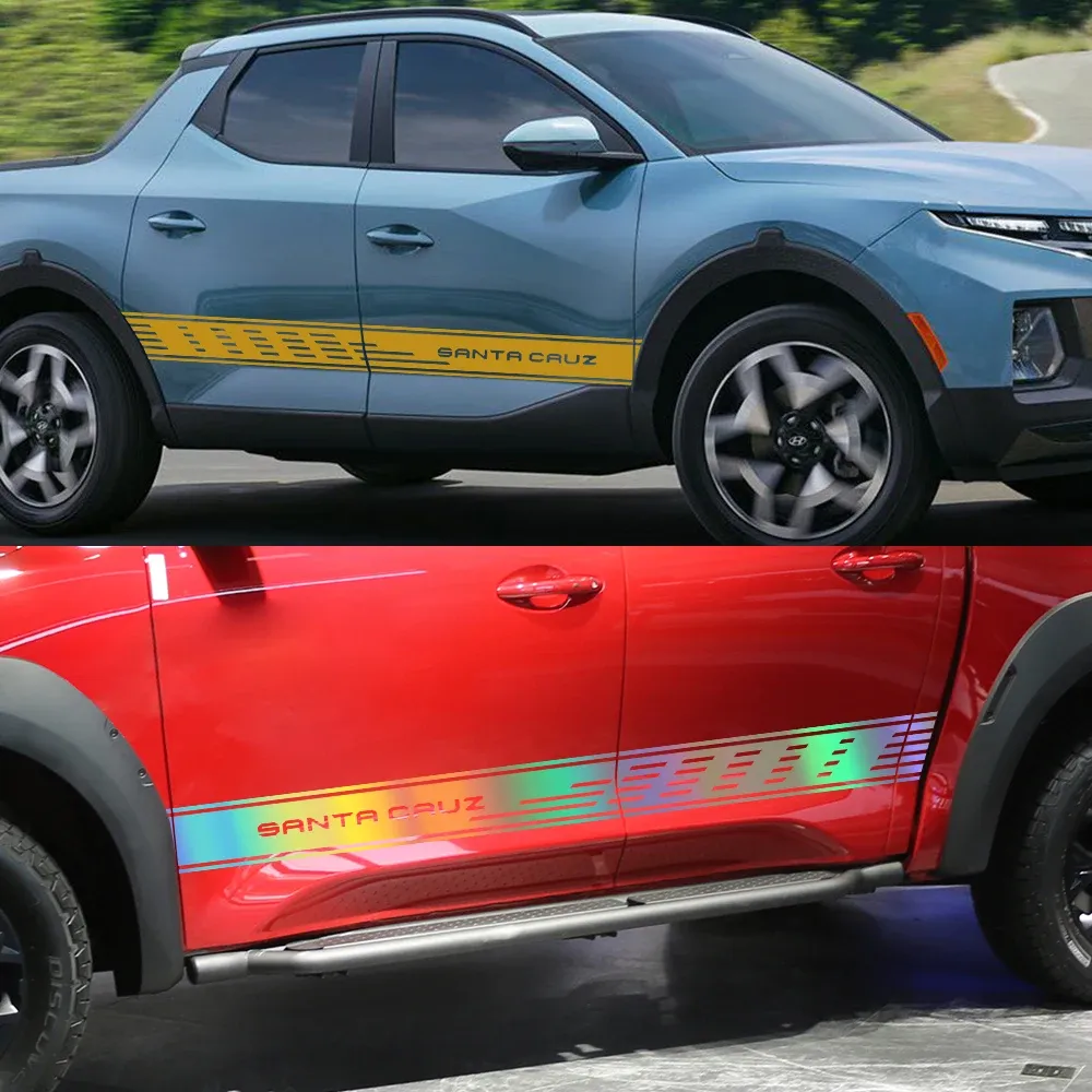 Hyundai Santa Cruz Pickup Truck Side Door Vinyl Decal Graphics Decor ...