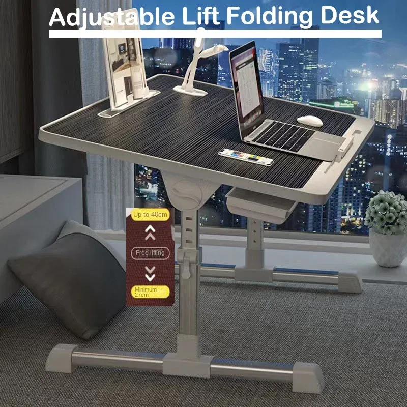 Space-Saving Multifunctional Plastic Folding Student Study Desk - Home ...