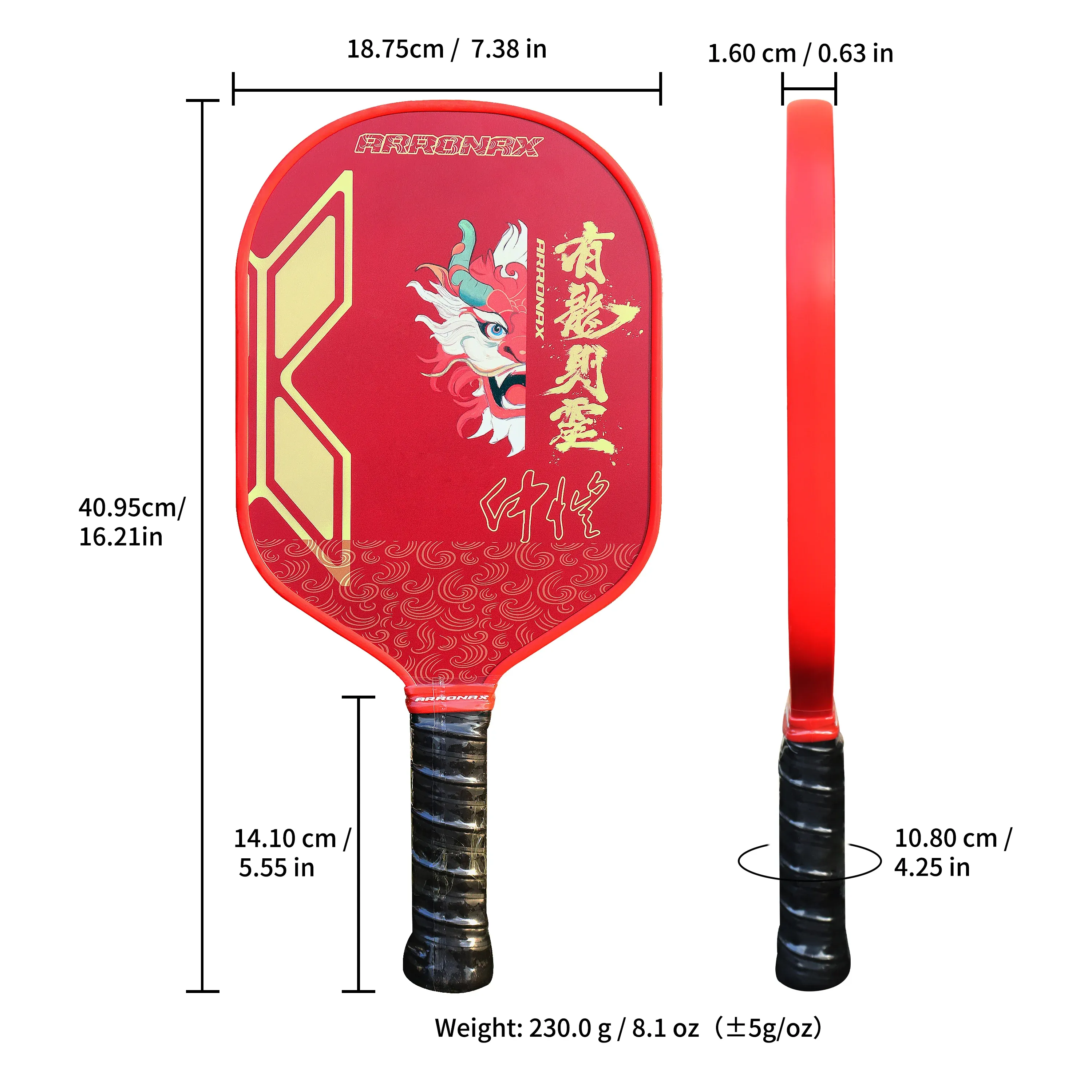 Fiberglass Pickleball Paddles with Honeycomb Core, USAPA Approved Chair ...