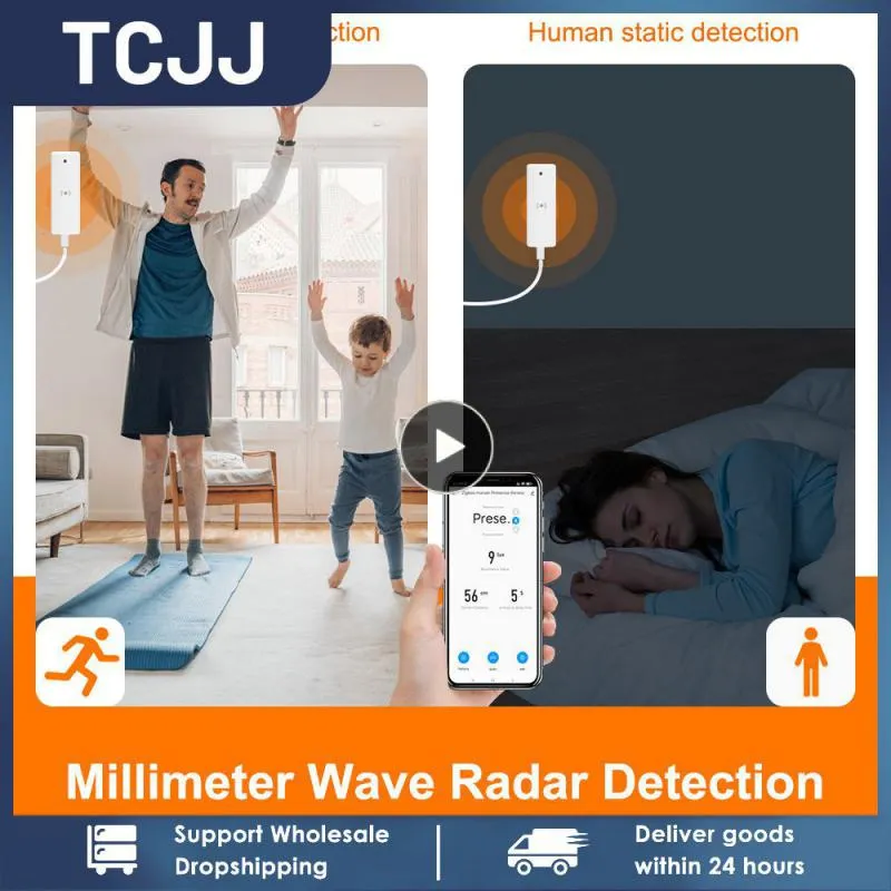 Microwave Detector Tuya Smart Presence Detector With Hallway Sensor ...