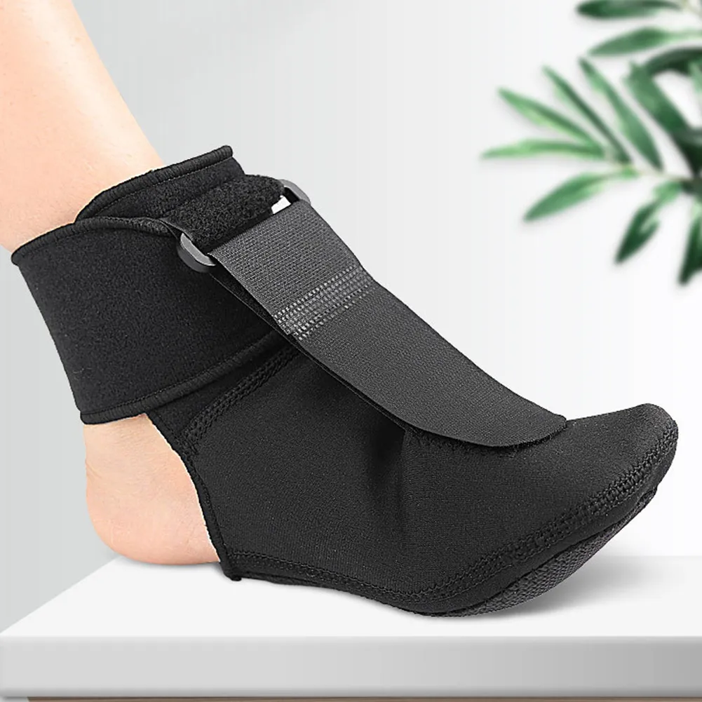 Ankle Brace Sock Foot Drop Orthotic Splint Soft, Adjustable Heel ...