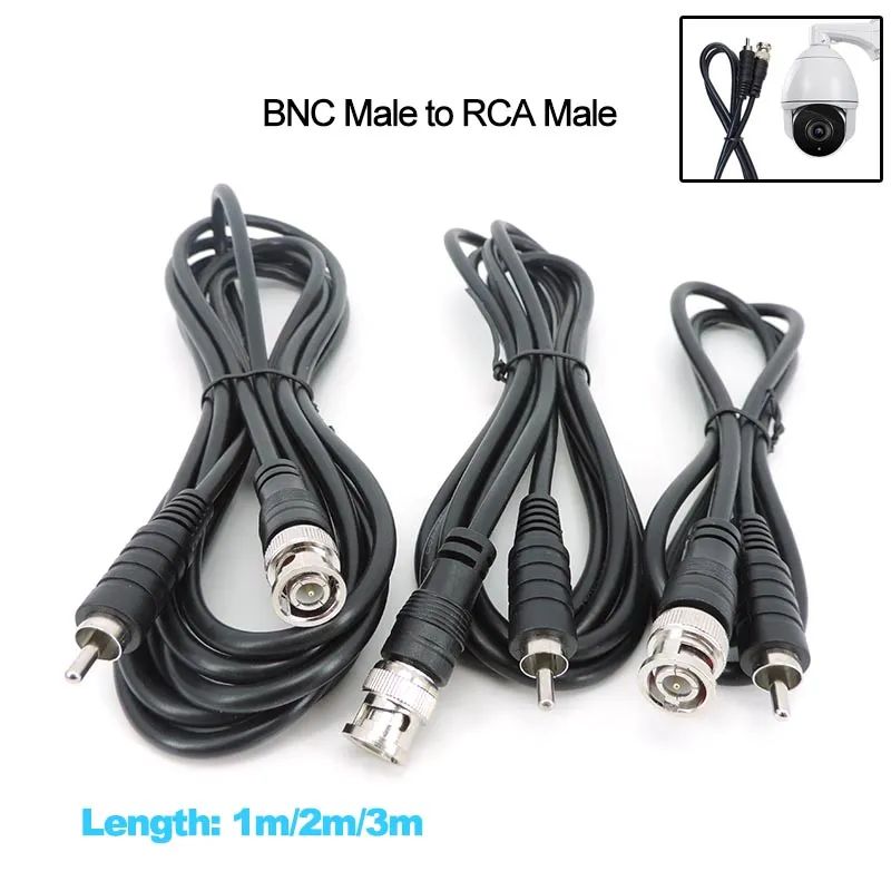 DHgate.com:4K HD BNC Male to RCA Male Jack Coaxial Cable Video Adapter for CCTV Camera System ...