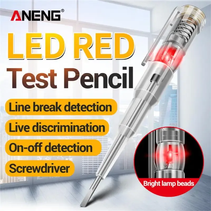 Voltage Tester Screwdriver Pen 70-250V Waterproof Electrical Probe with ...