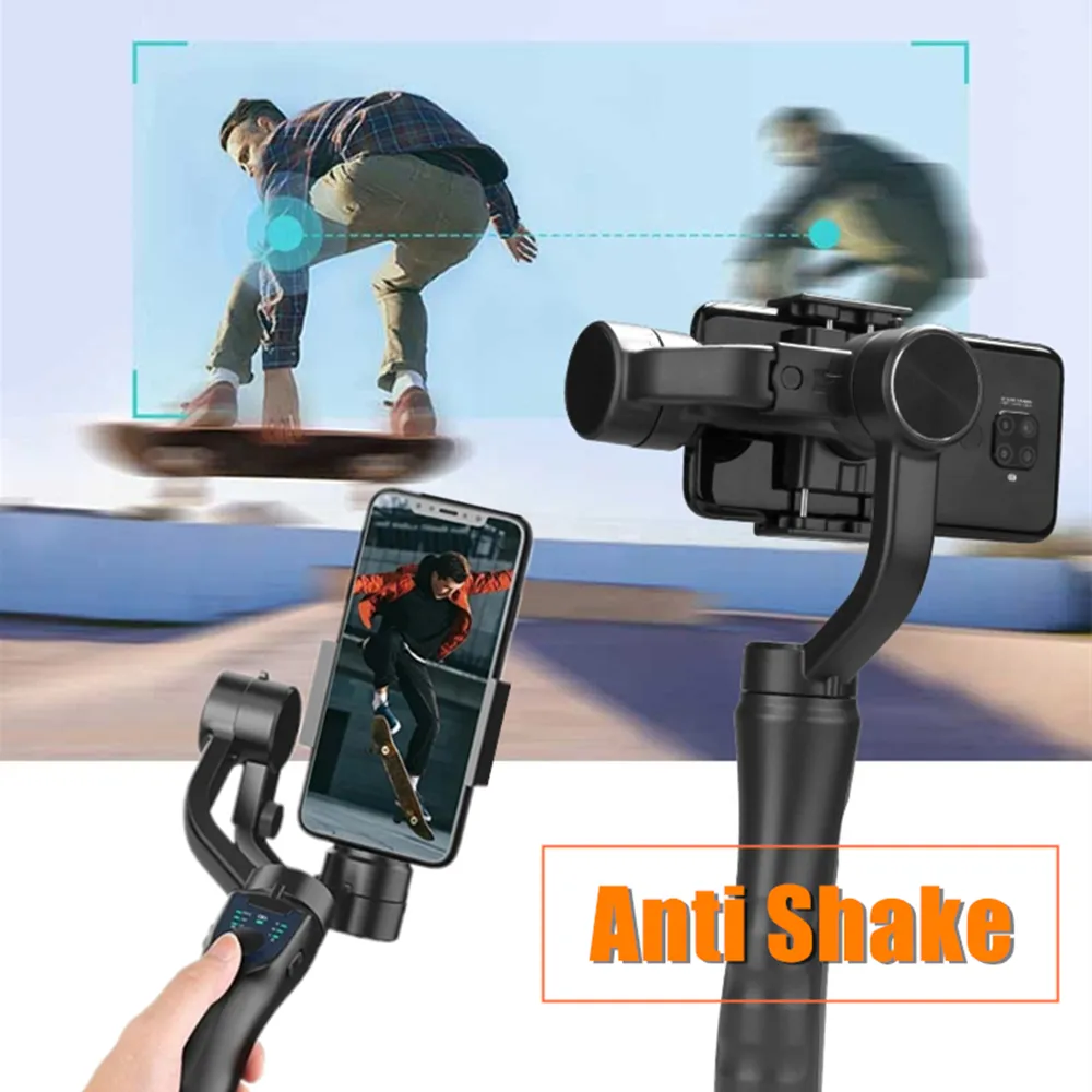 DHgate.com:3-Axis Foldable Gimbal Stabilizer for Smartphones with ...