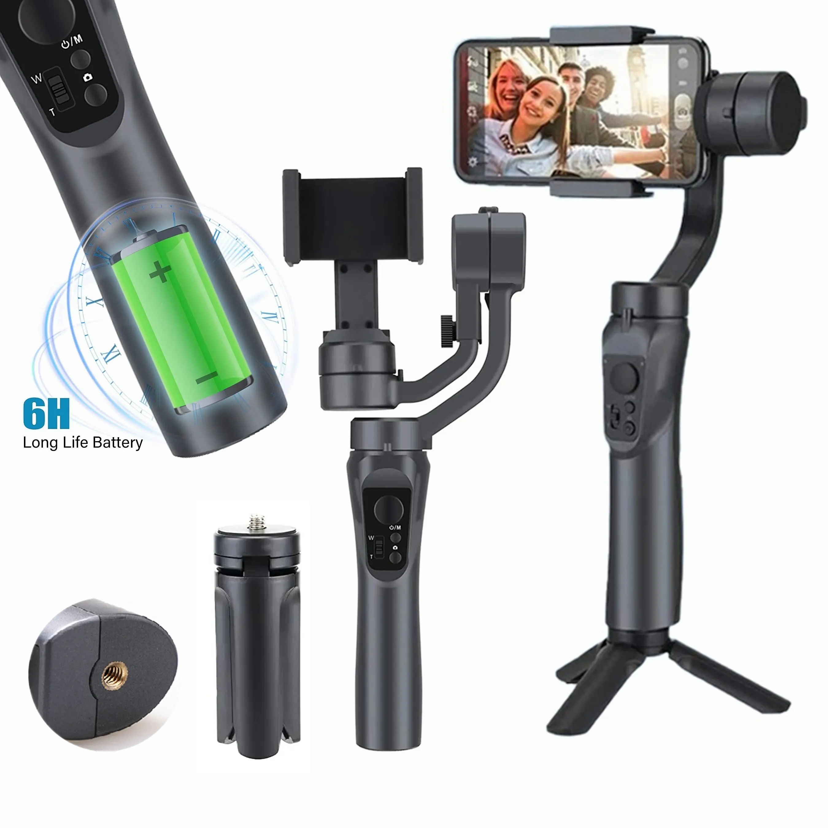 Cheap Vlog Camera with Flip Screen & 3-Axis Gimbal Stabilizer for ...