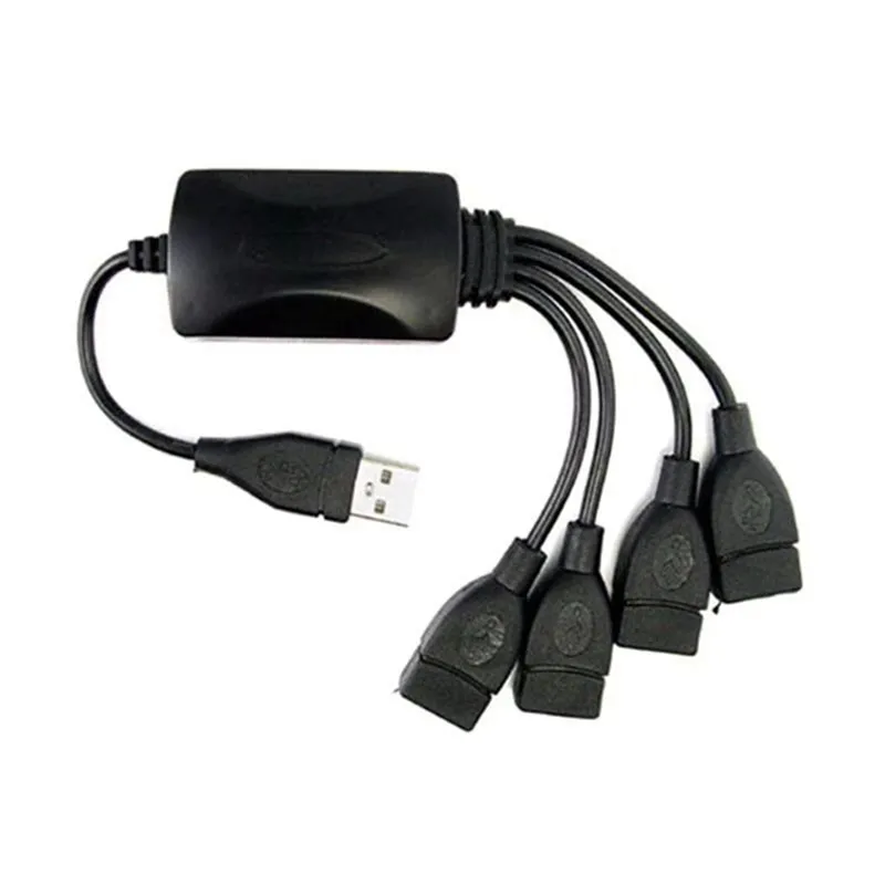 USB Splitter Hub: 1 Male To 4 Female Ports, Extended Cable Adapter For ...