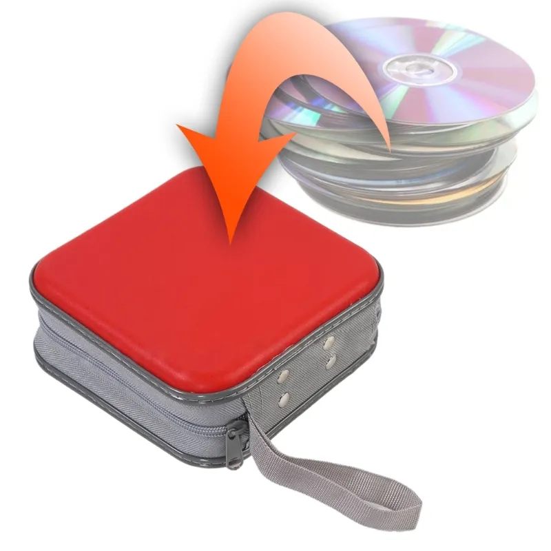 DHgate.com:48 Capacity CD DVD Hard Plastic Case Holder Wallets ...