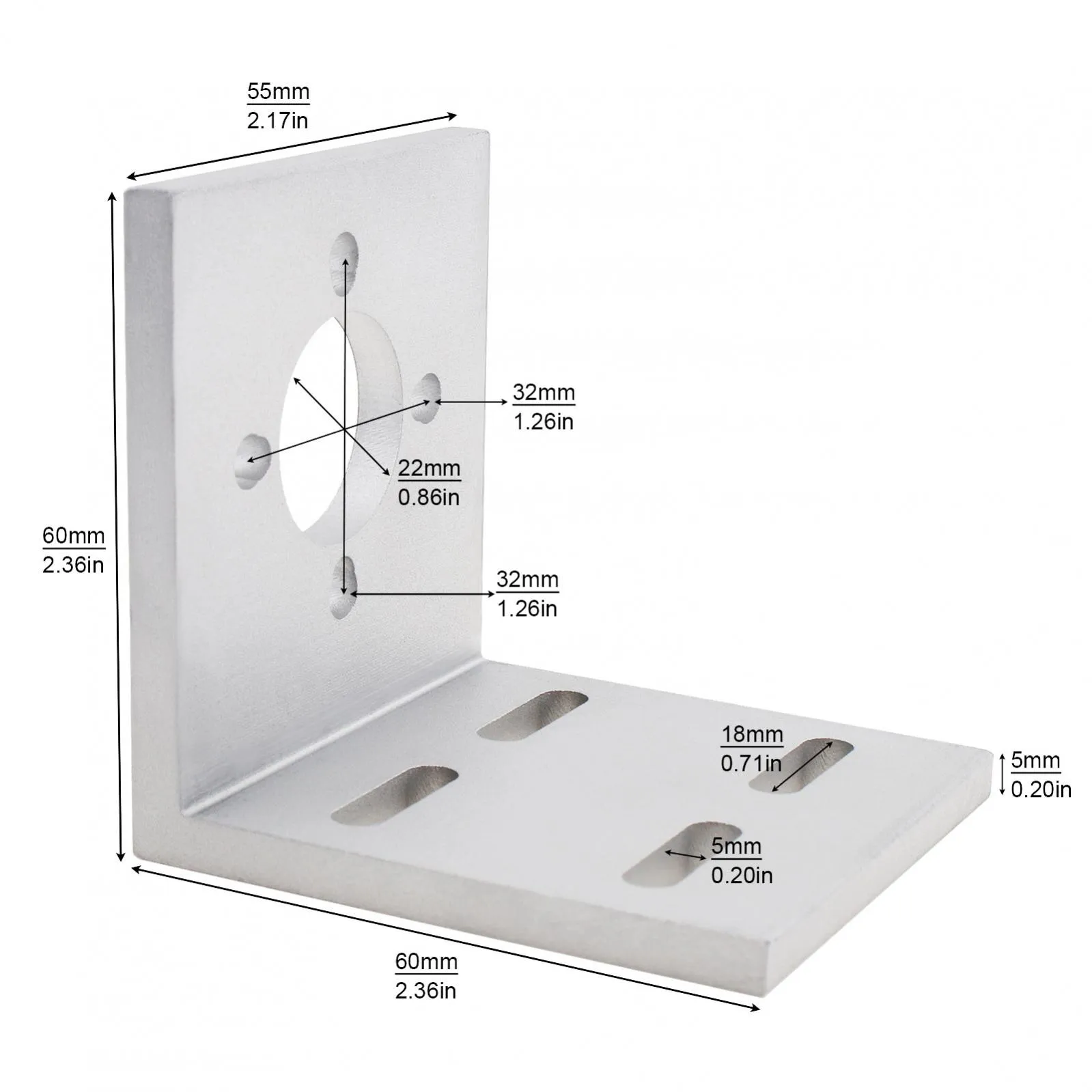 DHgate.com:90 Degree Metal Bracket - Universal DC Motor Mount Bracket ...