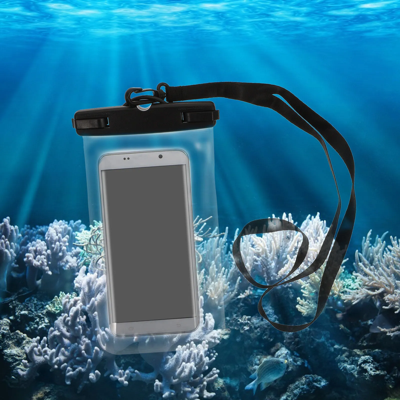 Waterproof Phone Pouch for Swimming with Touch Screen Compatibility ...