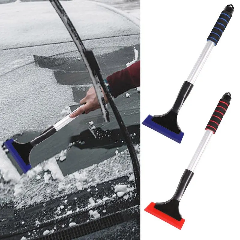 Car Snow Scraper with Aluminum Handle and Rubber Blade for Windshield ...