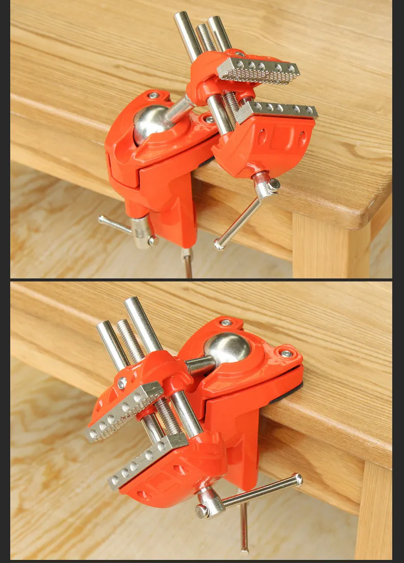 Workbench Vise Clamp 70mm Manual Universal Vise With 360 Degree ...
