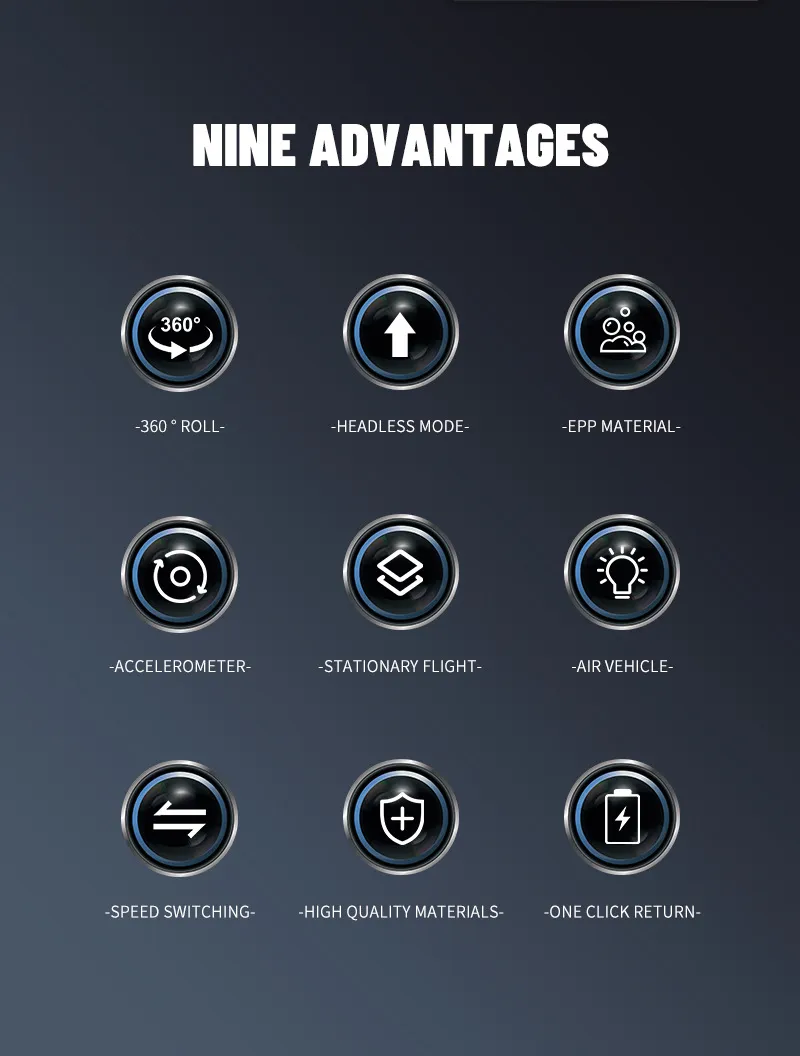 Foam RC Jet Plane, EPP Foam Fixed Wing Glider With LED Lights, 2.4G ...