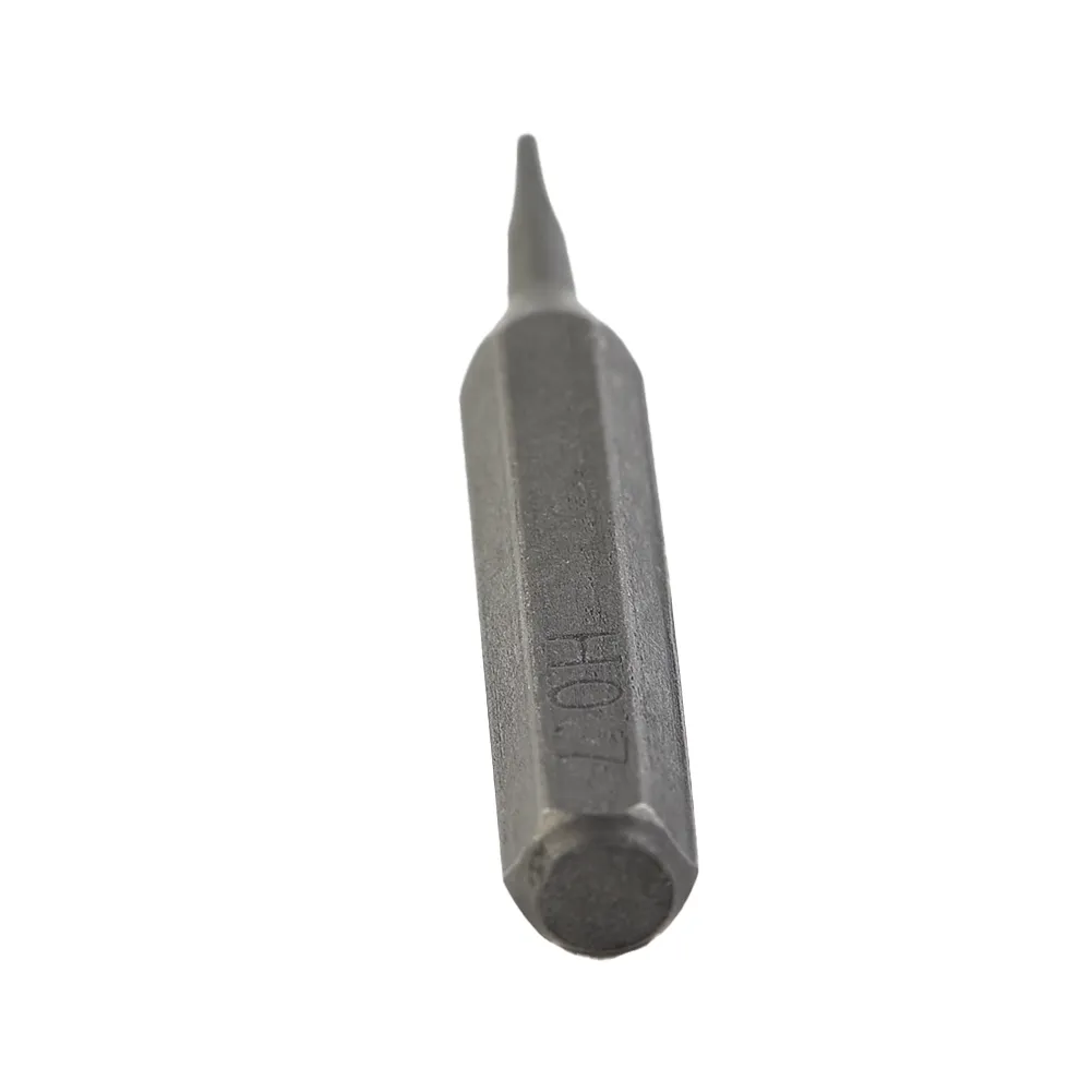 Hex Screwdriver Bit 4mm Hex Shank Sizes H0.7 to H4 Electric Screwdriver ...