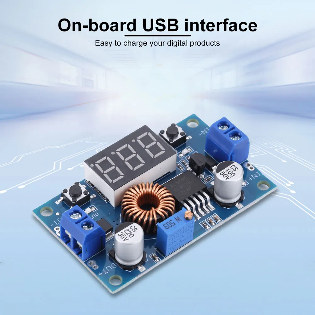 5A XL4015 Step-Down Charging Board Lithium Battery Charger Module with LED Display from Dhgate ...