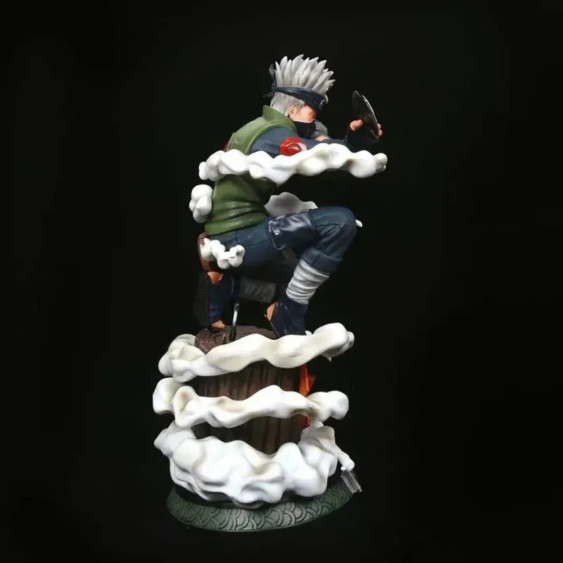 Naruto Figure Hatake Kakashi Anime Figur Statue 29cm Abs Hokage Sasuke ...