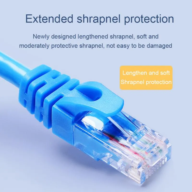 Cat6 Ethernet Cable 15m, RJ45 Splitter Network Cable, High-Speed ...