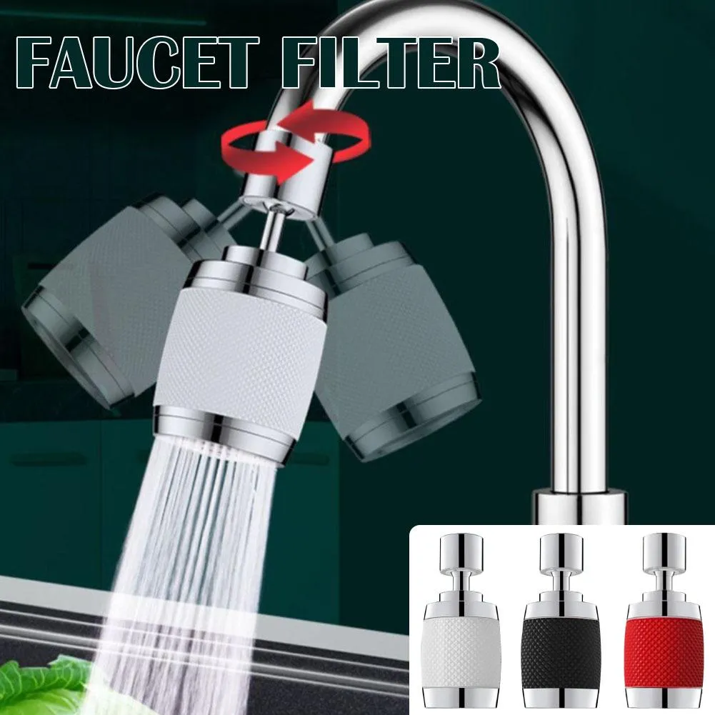 720° Swivel Kitchen Filter Faucet 3 Mode Adjustable Purifier Spout ...