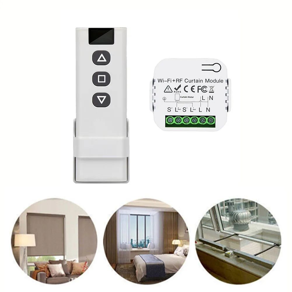 Smart Life Light Switch WiFi Controlled Timer Switch Roller Blind ...