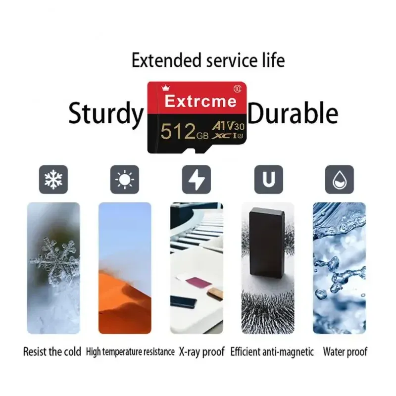 Insta360 Micro SD Card: Extreme Pro U3 V30 A1 TF Card for Drones, GoPro ...