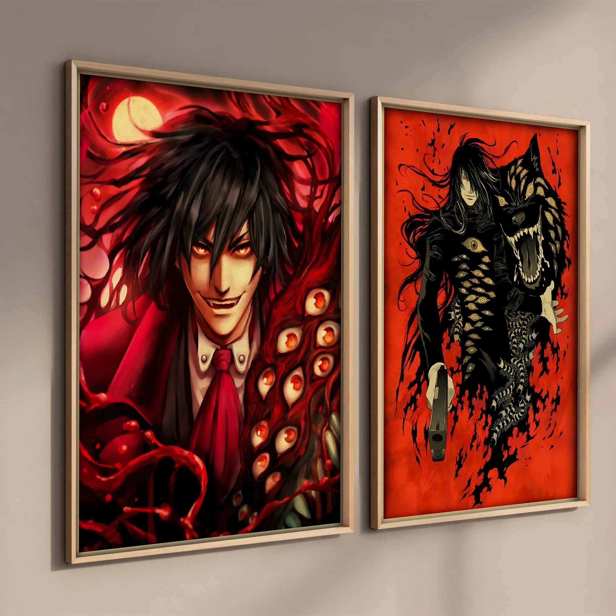 Anime Aesthetics Hellsing Ultimate Art Canvas Poster Print for Home ...