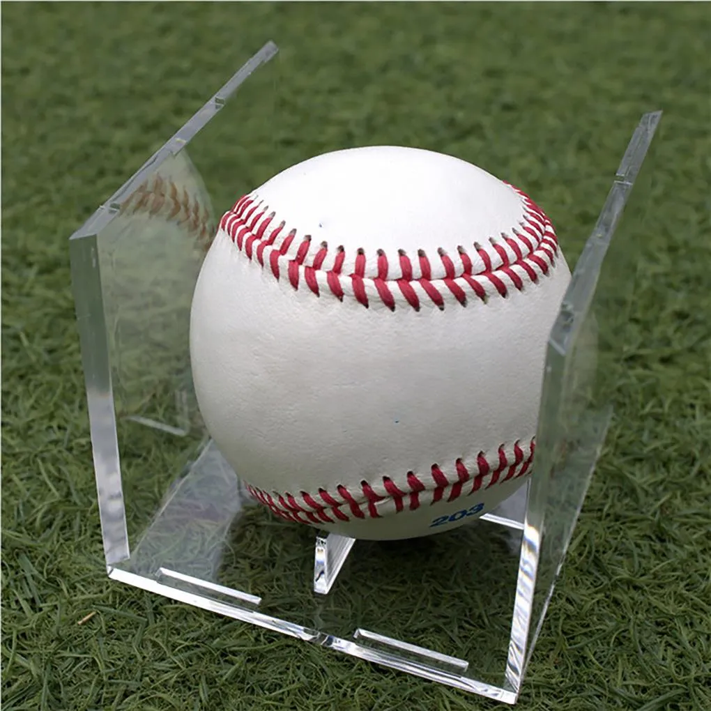 Golf Tennis Ball Display Case Acrylic 80mm Transparent Dustproof ...