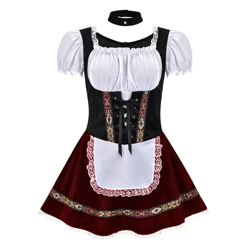 Sexy Germany Oktoberfest Beer Girl Cosplay Costume Bavarian Beer Maid ...