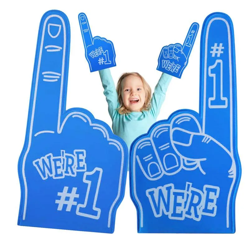 Large Hand Fans Oversized Foam Finger Sports Event Cheering Props ...