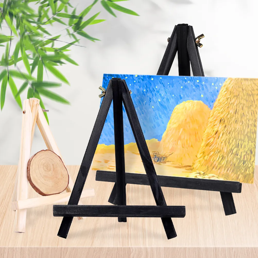 DHgate.com:Natural Wood Mini Easels for Painting, Drawing, Display ...