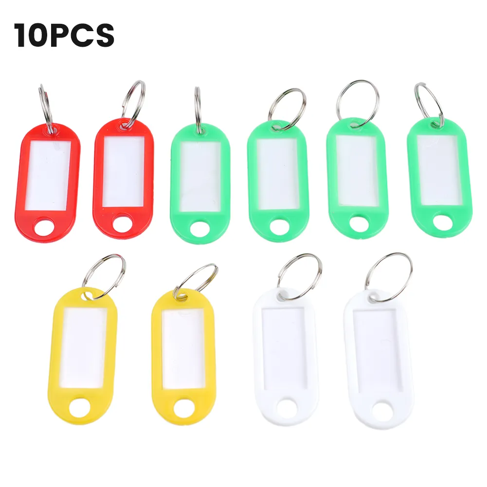 Key Plates with Writable Surface and Split Ring for Key Fob and Baggage ...