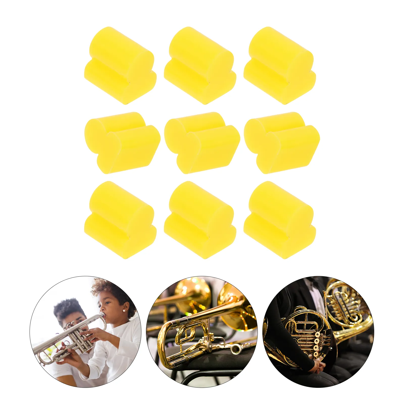 DHgate.com:20-Piece Silicone Musical Instrument Mute Pads: Sound ...