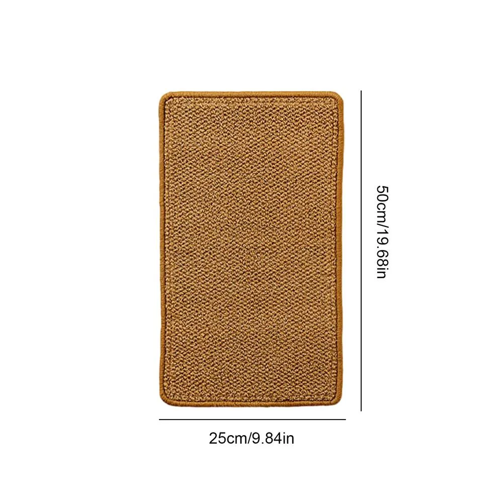 Sisal Cat Scratch Pad with Adhesive Backing for Indoor Claw Sharpening ...