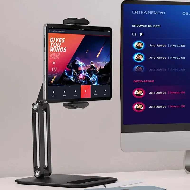 DHgate.com:2024 Aluminum Tablet Stand, Adjustable Desktop Phone Tablet ...