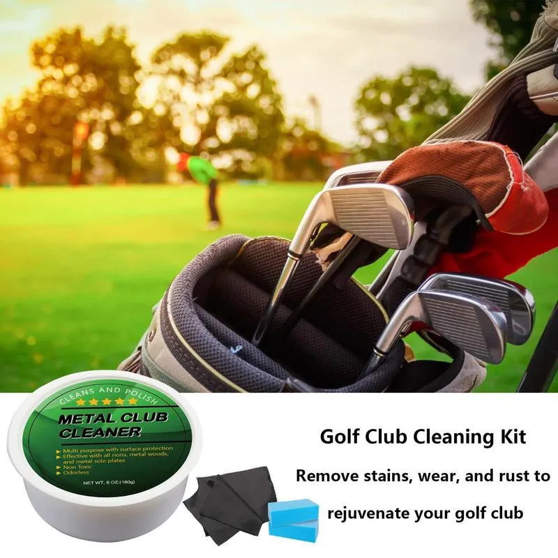 Premium Golf Groove Cleaning Kit - Polish Balm, Scratch Remover, Putter ...