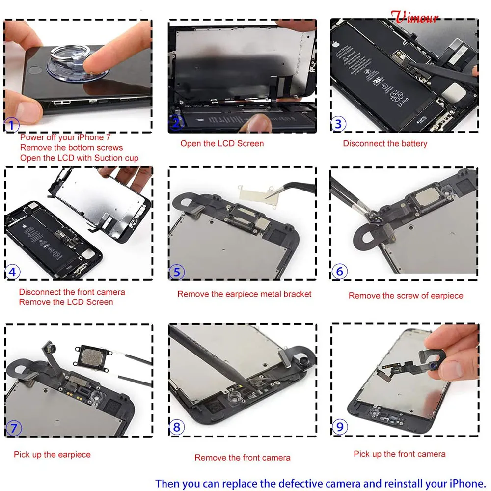 Cable Module Iphone Front Camera Flex Cable iPhone Front Camera Module ...