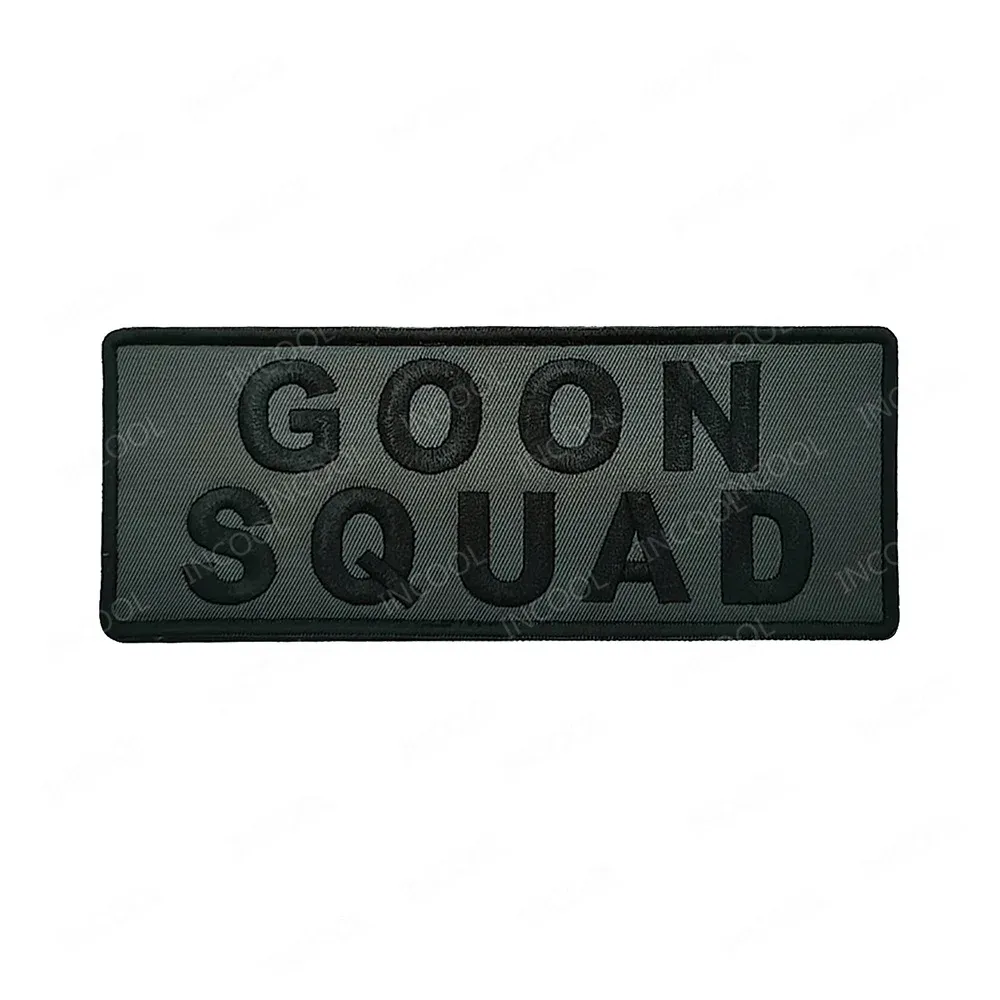 Embroidered Patches Reflective GOON SQUAD Tactical Emblem Badge For ...