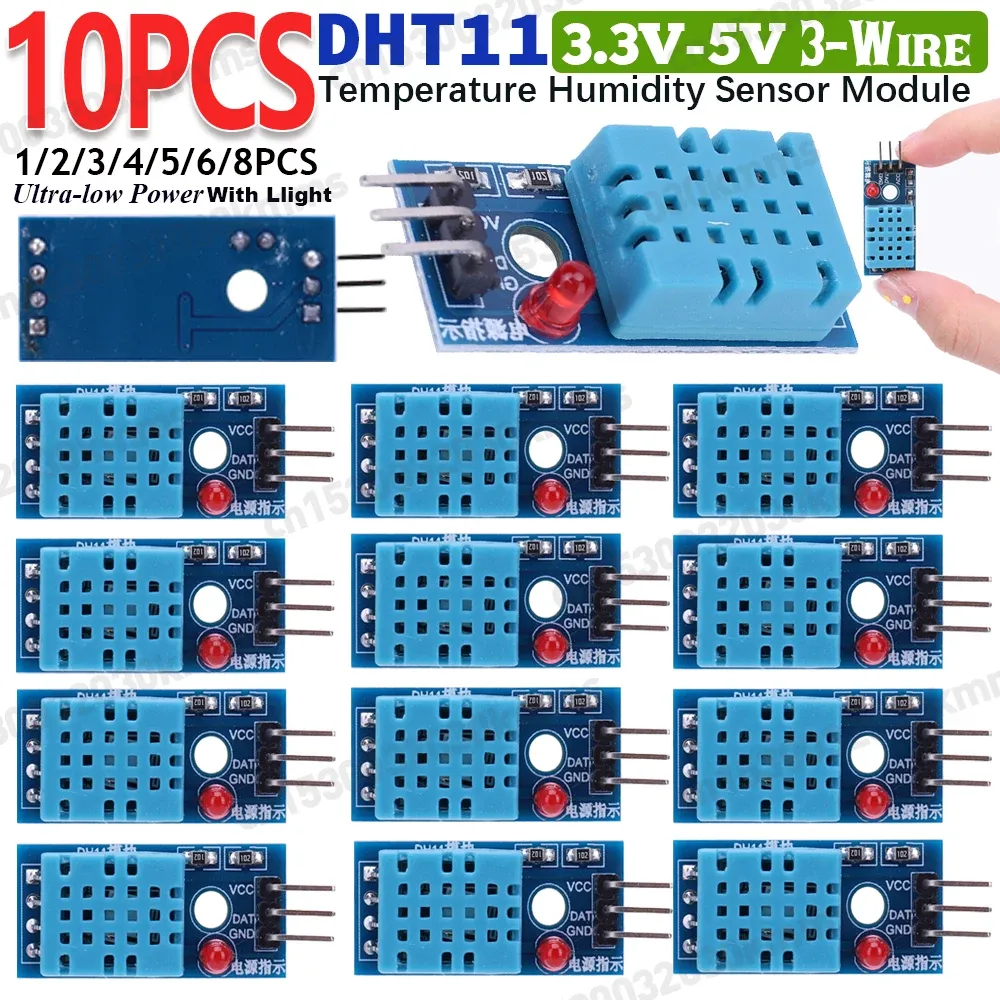 Digital Devices Temperature Humidity Sensor Module Board DHT11, 3 Wire ... Digital Devices Temperature Humidity Sensor Module Board DHT11, 3 Wire ...
