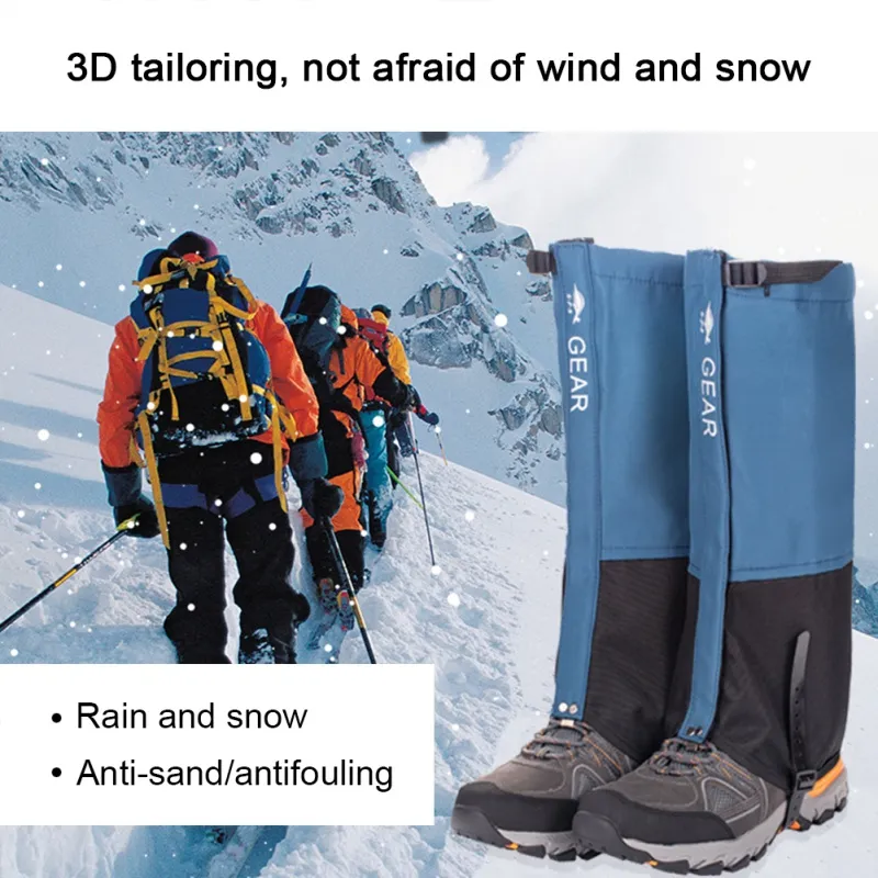 Waterproof Outdoor Ski Hiking Leg Gaiters Covers for Shoes in Snow from ...