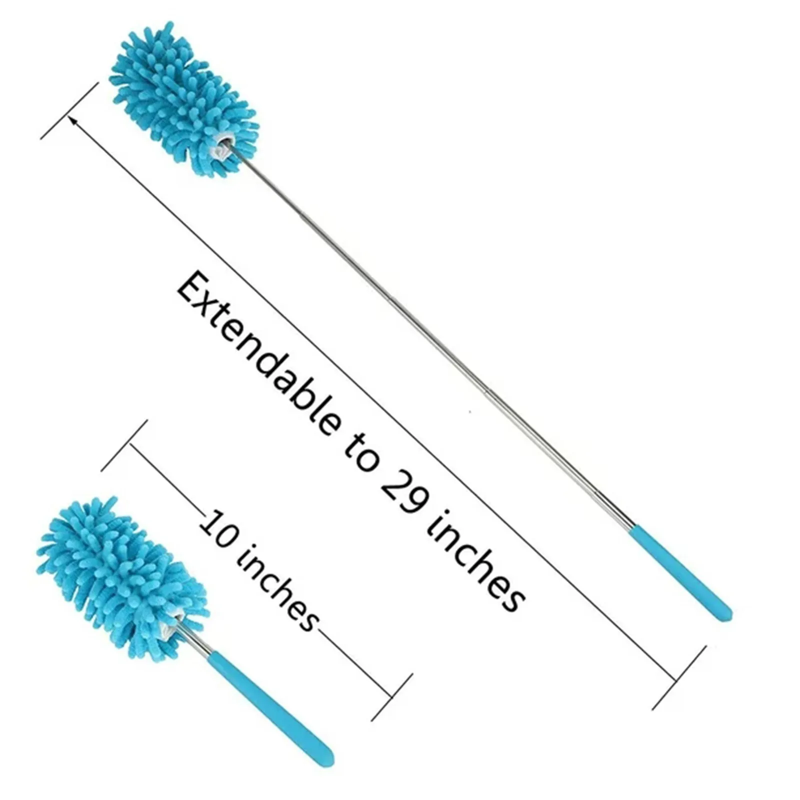 Extendable Microfiber Duster, Adjustable Cleaning Brush, Washable ...