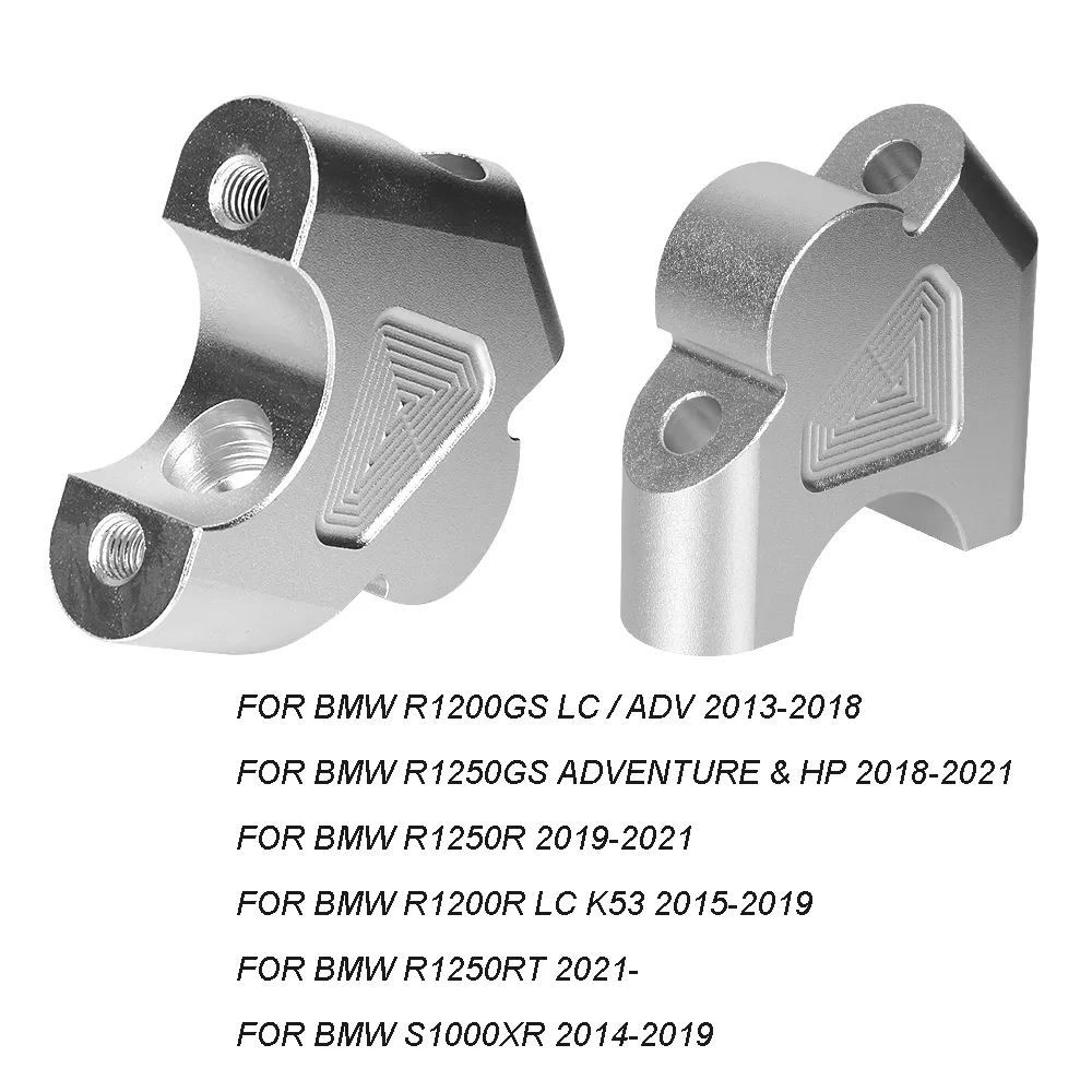 Motorcycle CNC Handlebar Riser Mount for BMW R1200GS R1250GS R1250RS ...