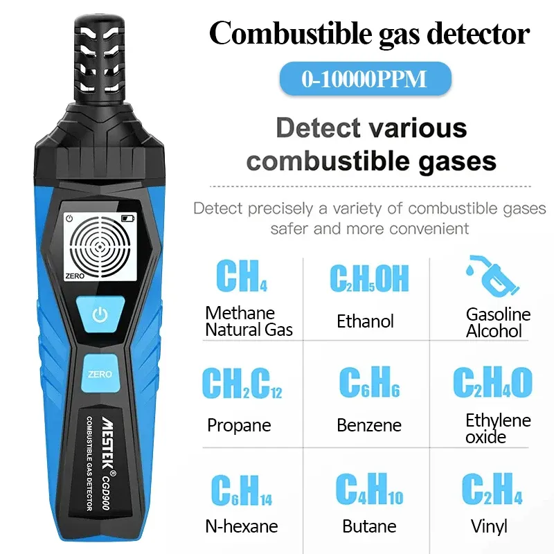 DHgate.com:Combustible Gas Alarm & Compact Gas Leak Detector with LCD ...