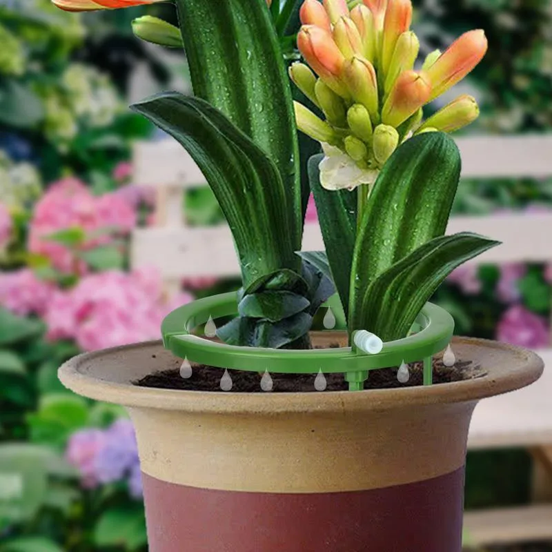 Greenhouse Drip Irrigation System Plant Watering Dripper With Support ...