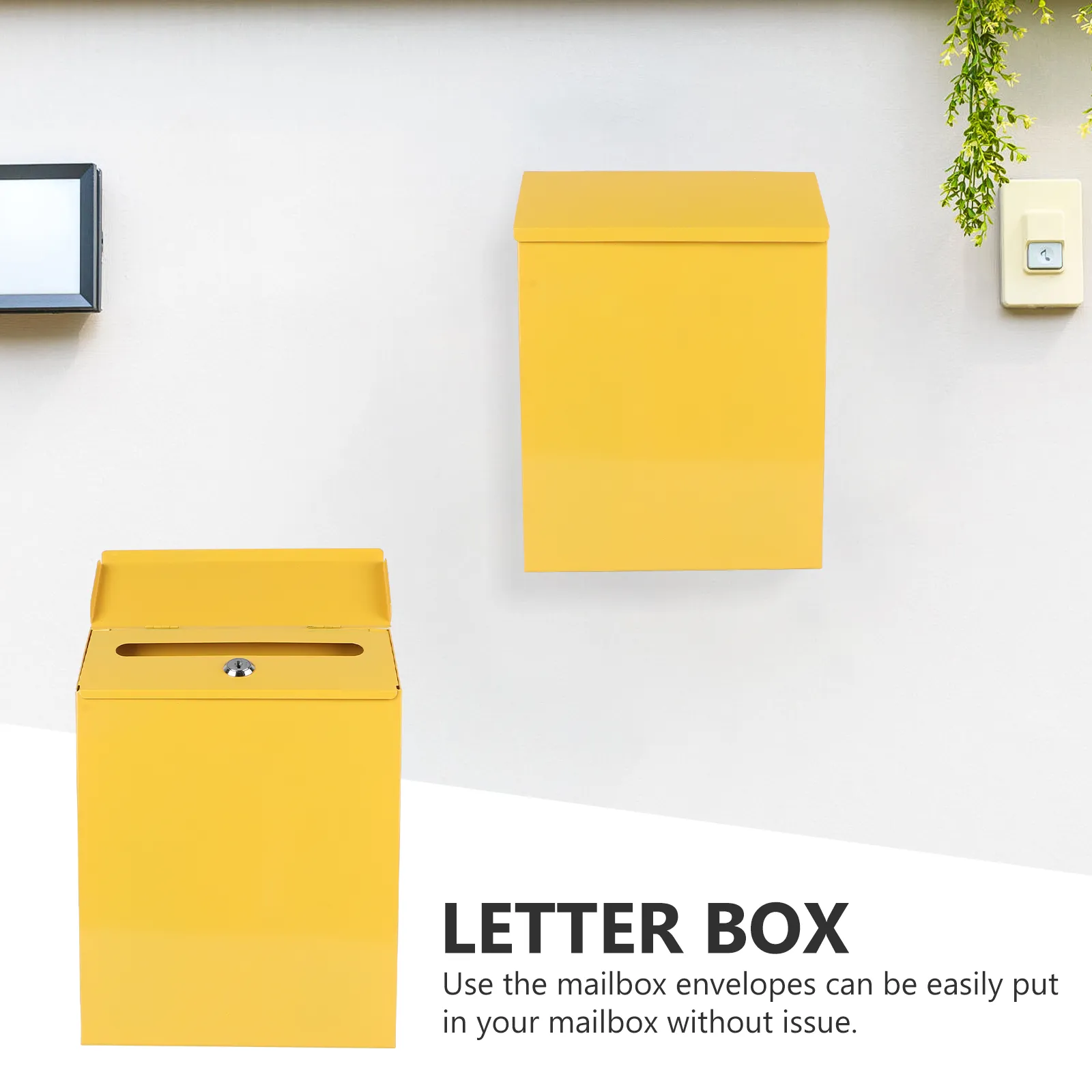 DHgate.com:Wall Mount Mailbox Locking Drop Box Steel Mailbox Rent ...