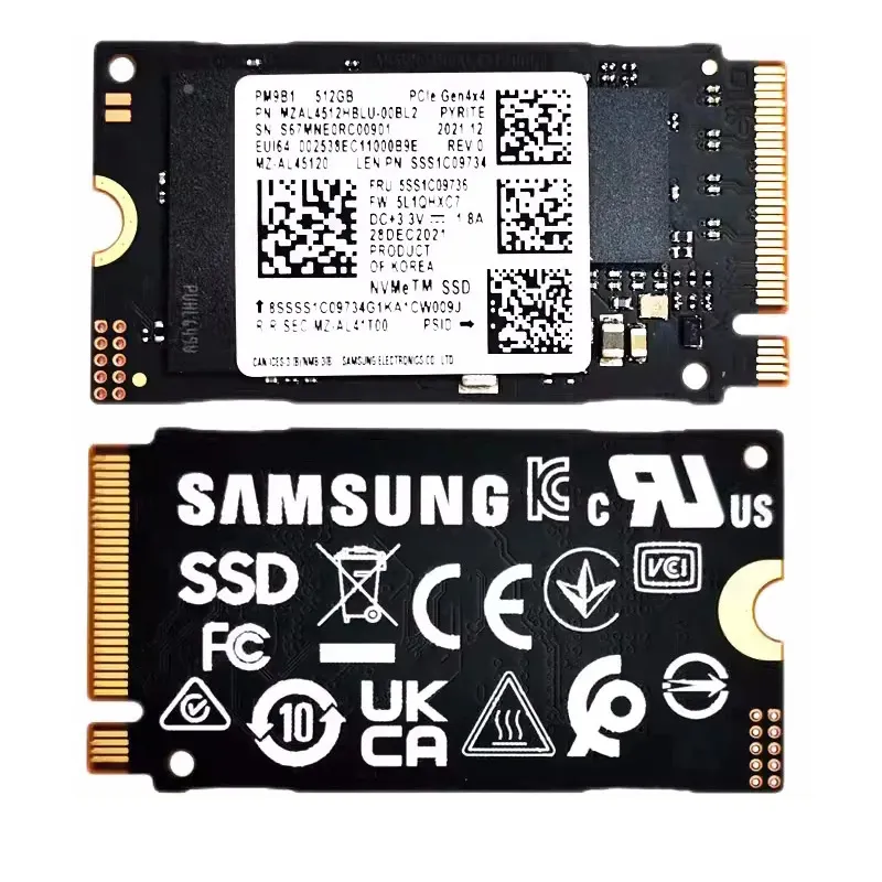 SAMSUNG PM9B1 internal ssd - 512GB/1TB M.2 2242 NVMe PCIe Gen 4x4 TLC ...